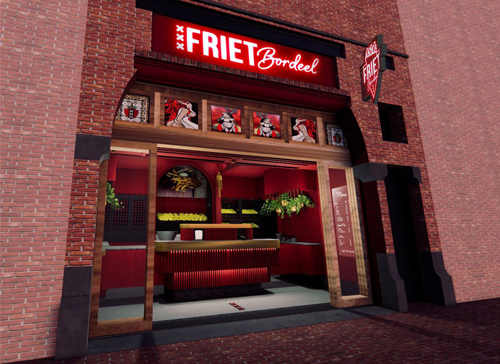 Frietbordeel, Red light district • Jeroen de Nijs architect • interior ...